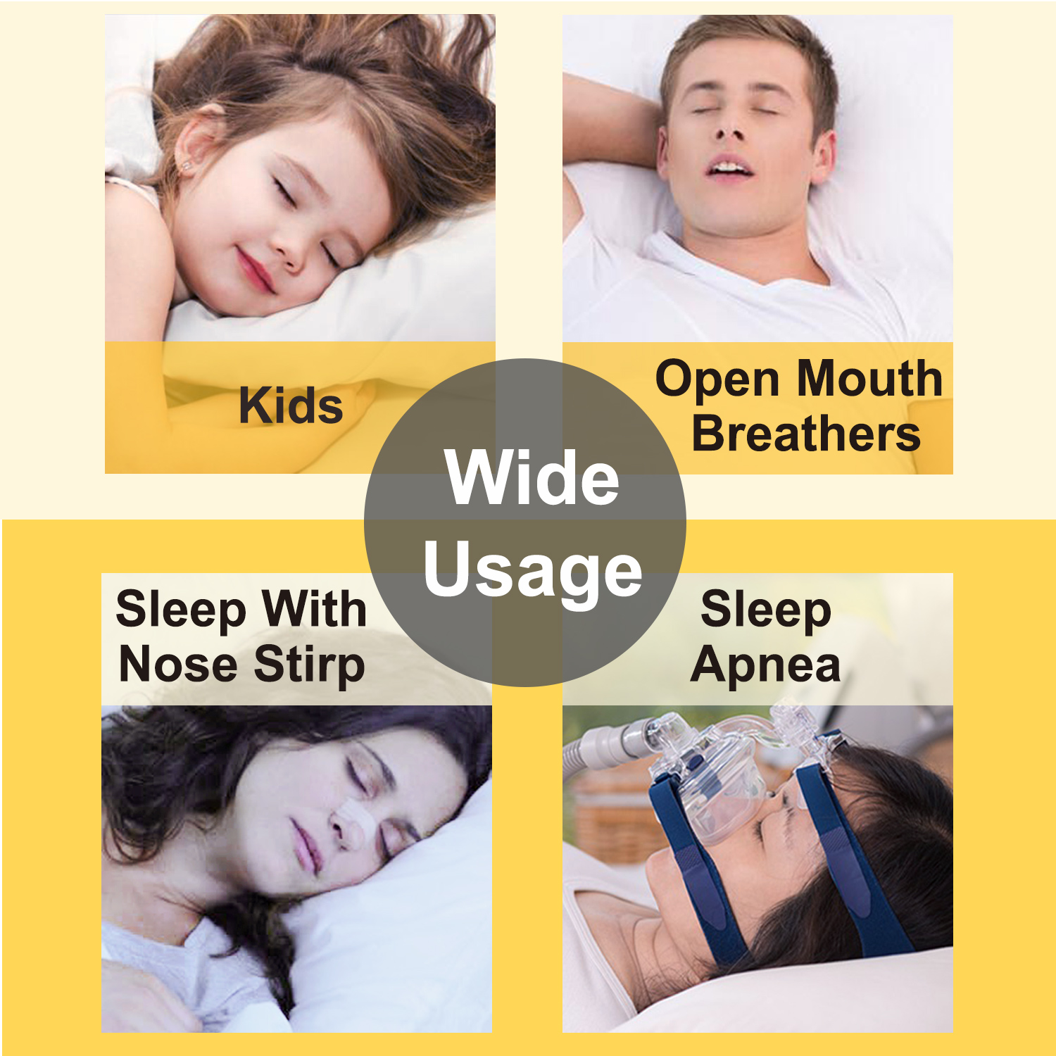Sleep Strips Mouth Tape for Sleeping - Forcpap For better sleep - Your ...