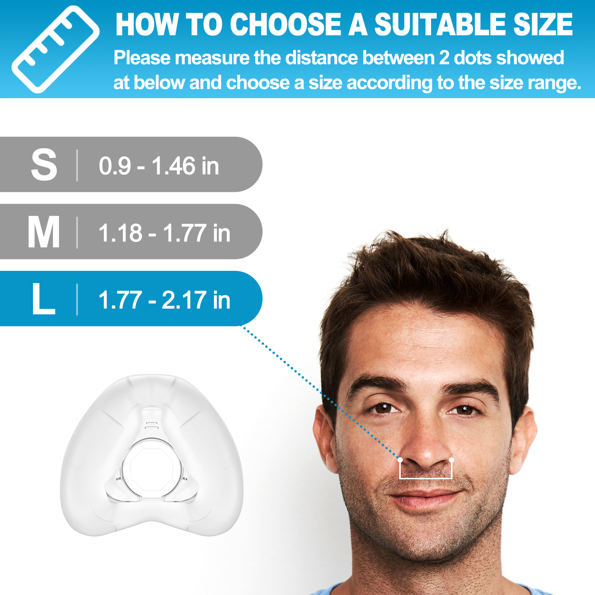 CPAP Replacement Mask for ResMed AirFit N20